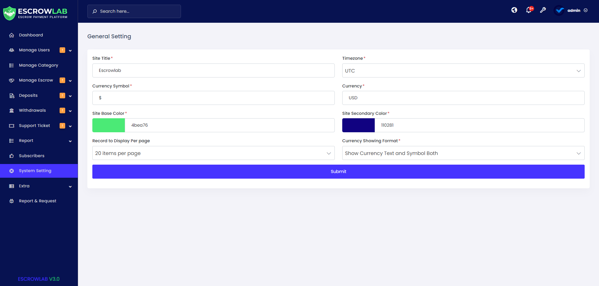 EscrowLab - Escrow Payment Platform by ViserLab | CodeCanyon