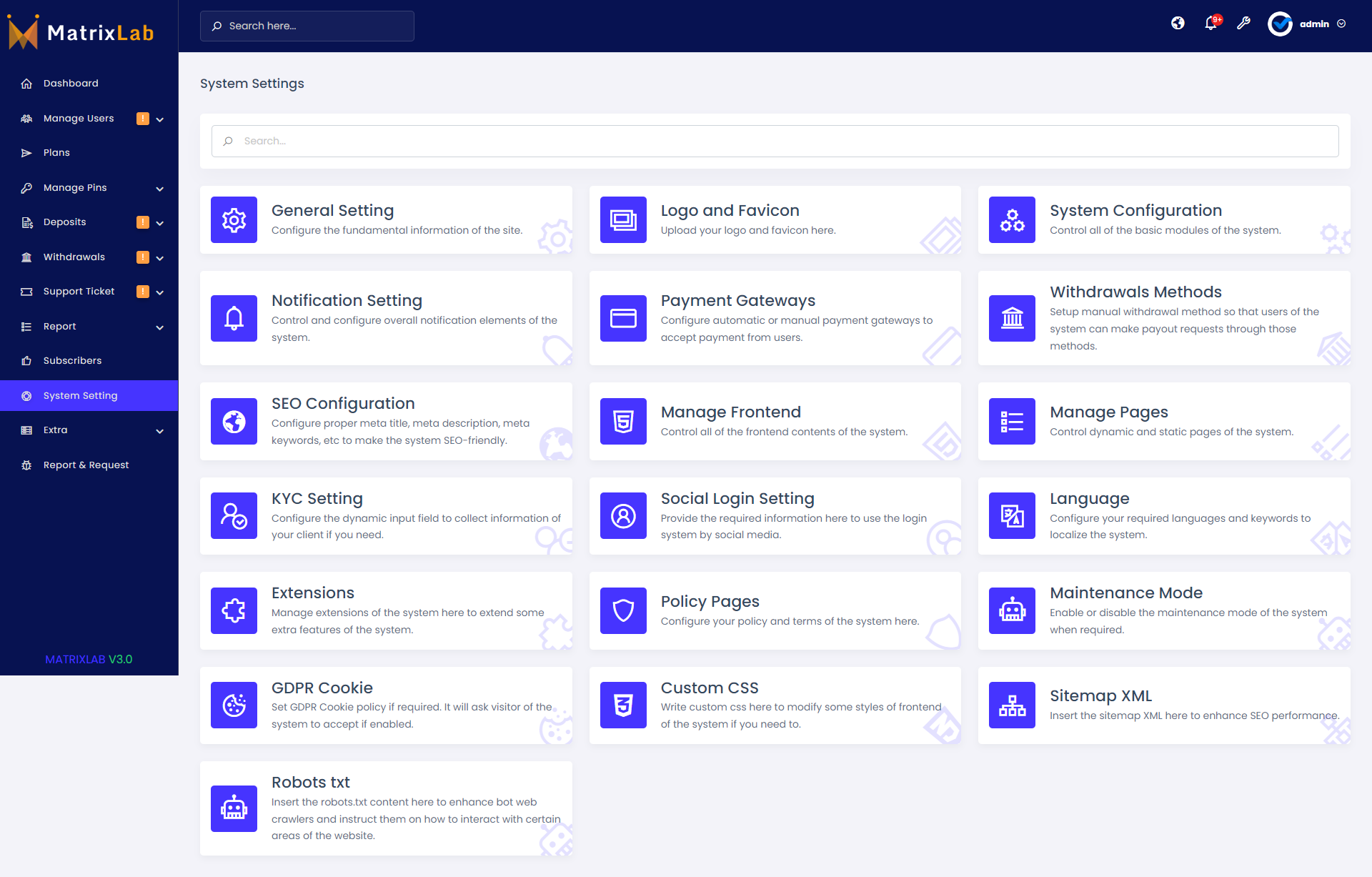 MatrixLab - Multilevel Matrix Platform by ViserLab | CodeCanyon