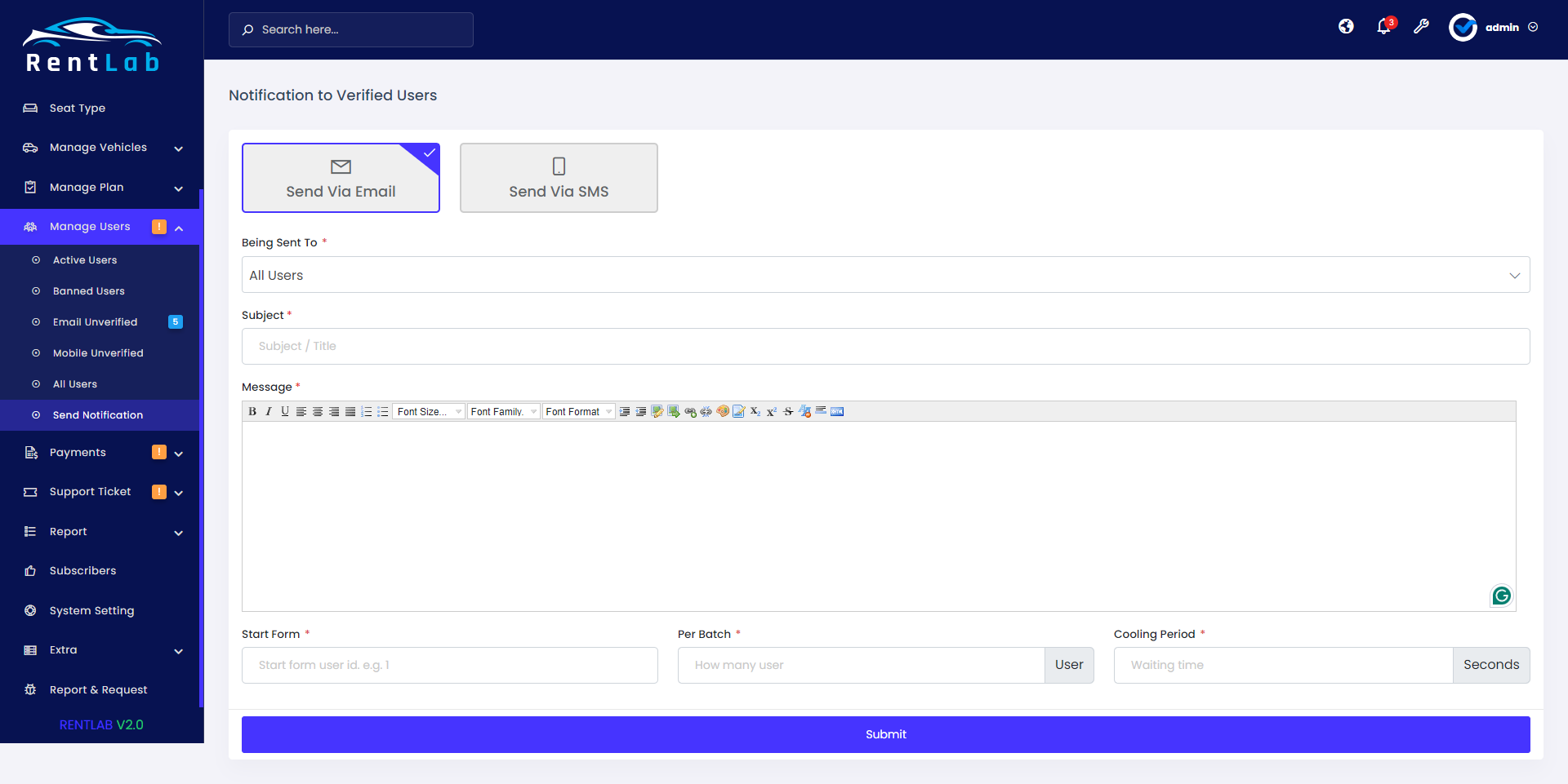 RentLab - Vehicles Rental Platform by ViserLab | CodeCanyon