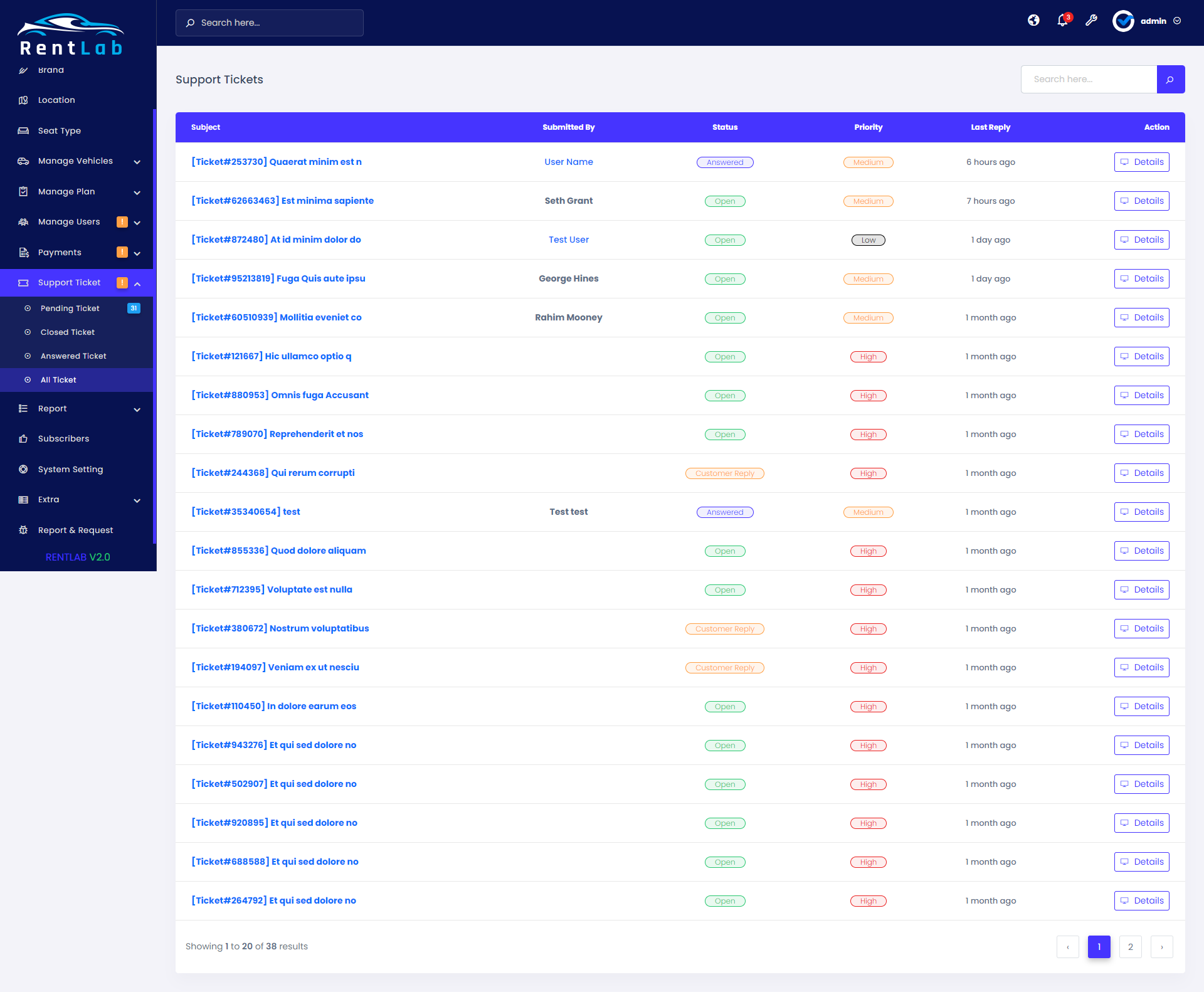 RentLab - Vehicles Rental Platform by ViserLab | CodeCanyon