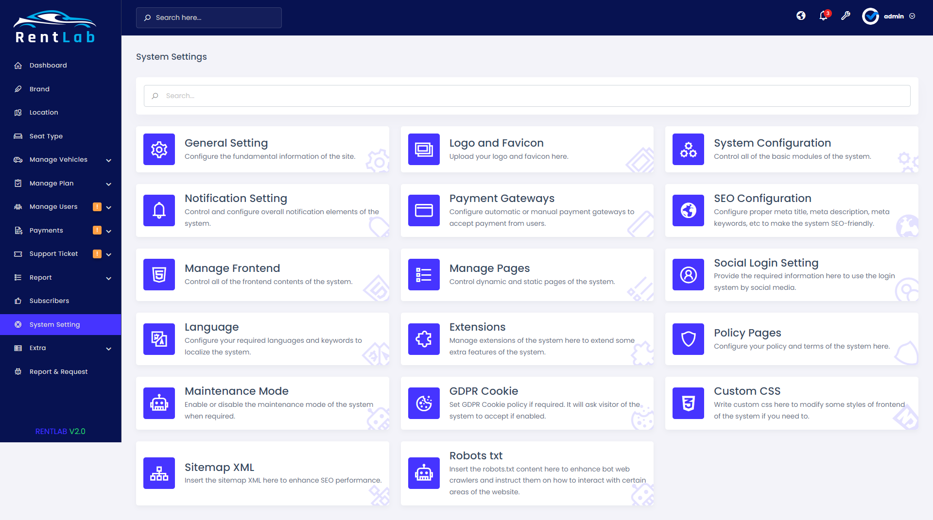 RentLab - Vehicles Rental Platform by ViserLab | CodeCanyon