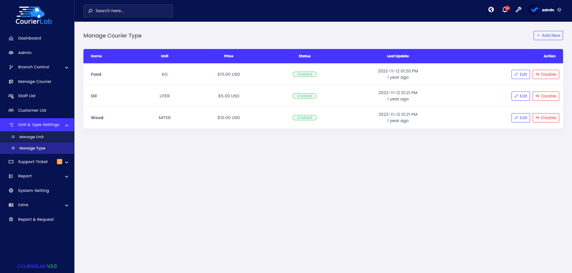 CourierLab - Online Courier And Parcel Tracking Platform by ViserLab