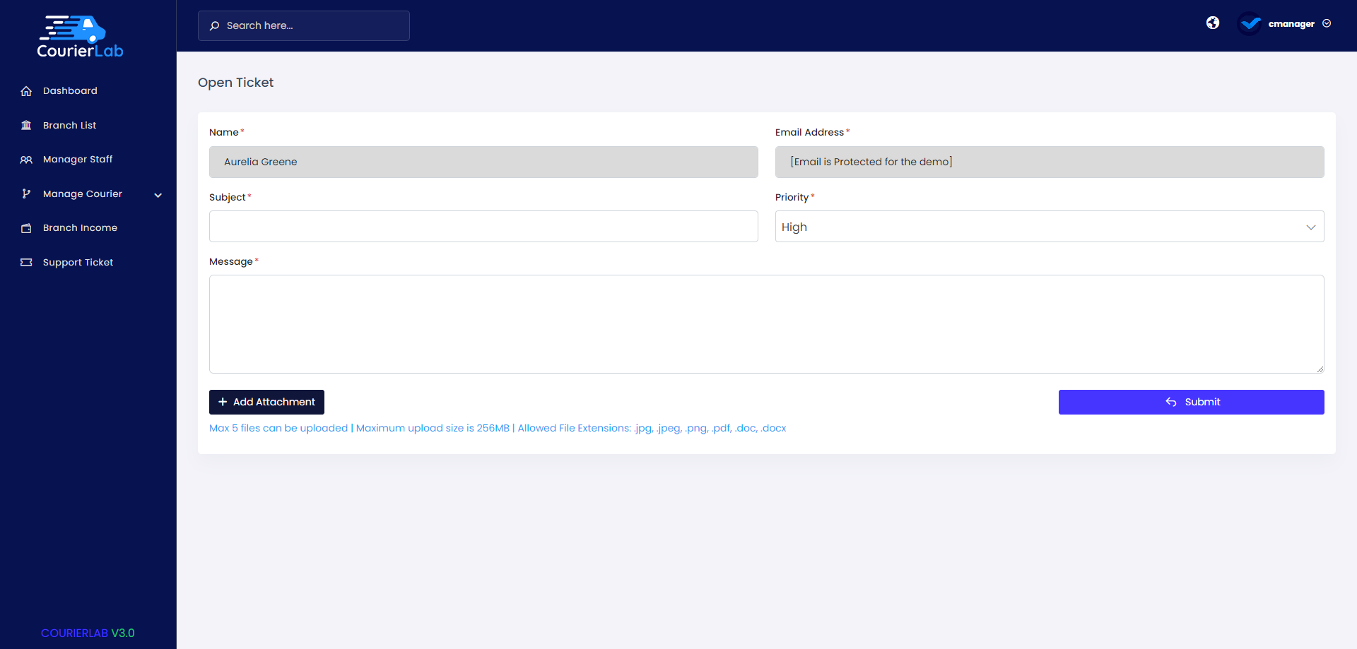 CourierLab - Online Courier And Parcel Tracking Platform by ViserLab