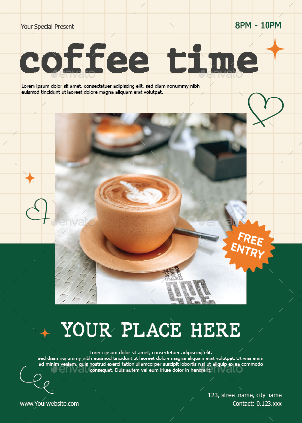 Coffee Flyer, Print Templates | GraphicRiver