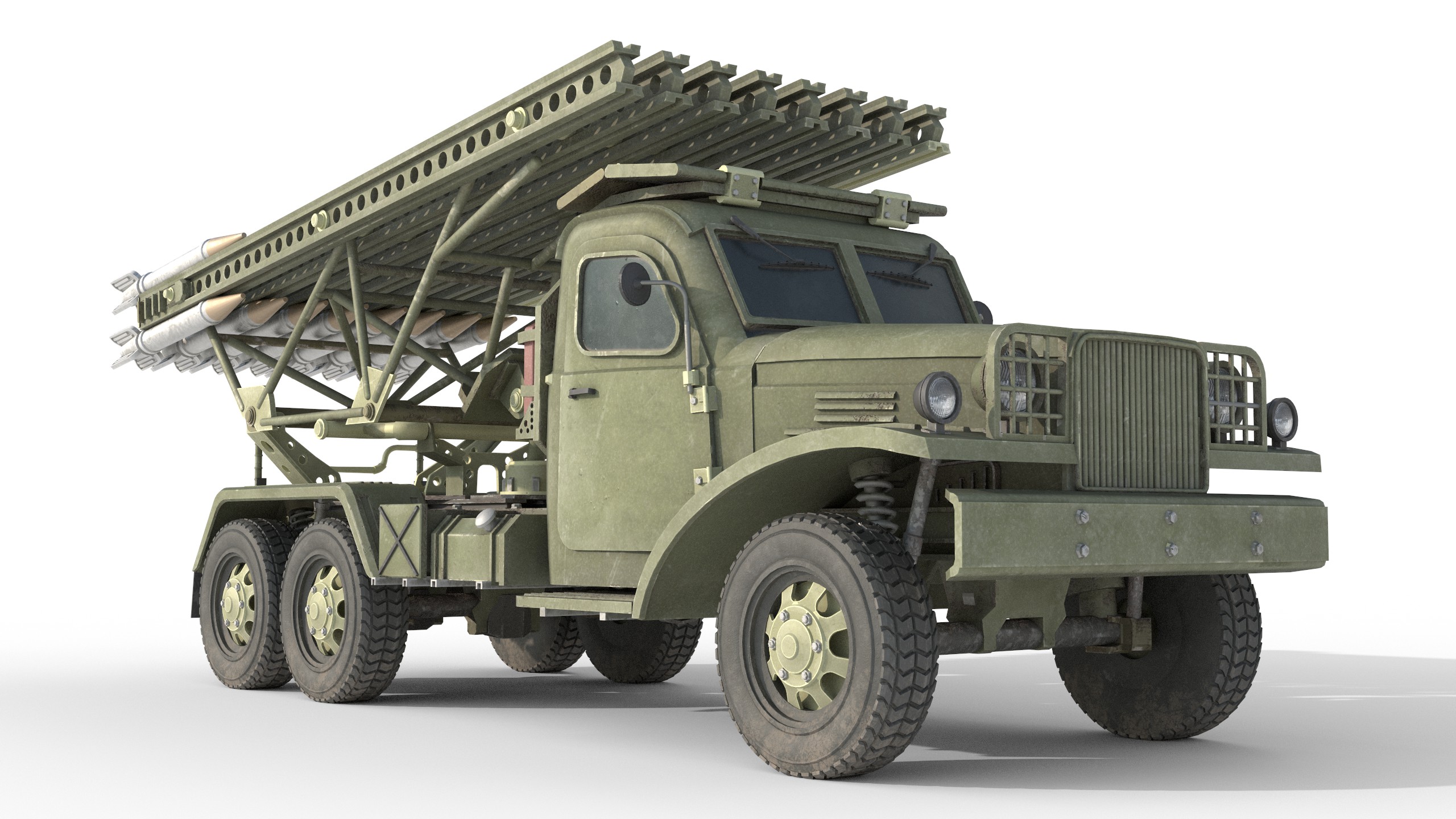 BM 13 Katyusha Rocket Launcher by TurboCG | 3DOcean