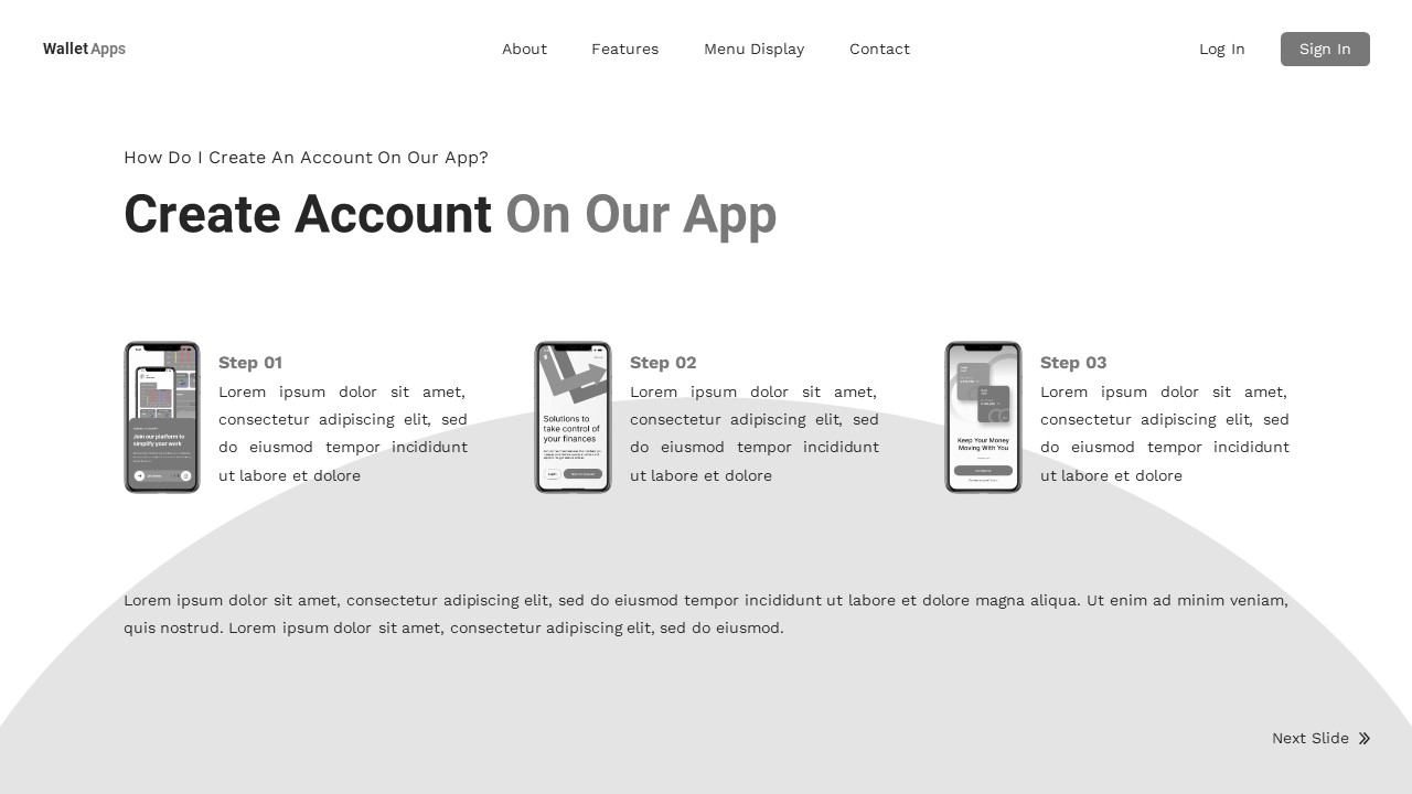Wallet Apps - Mobile App Powerpoint Templates, Presentation Templates