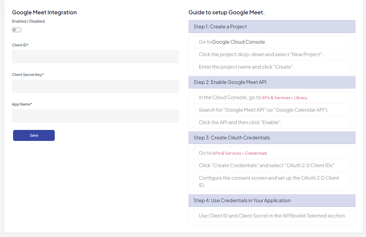 WPBookit - Google Meet (Addon) by iqonicdesign | CodeCanyon