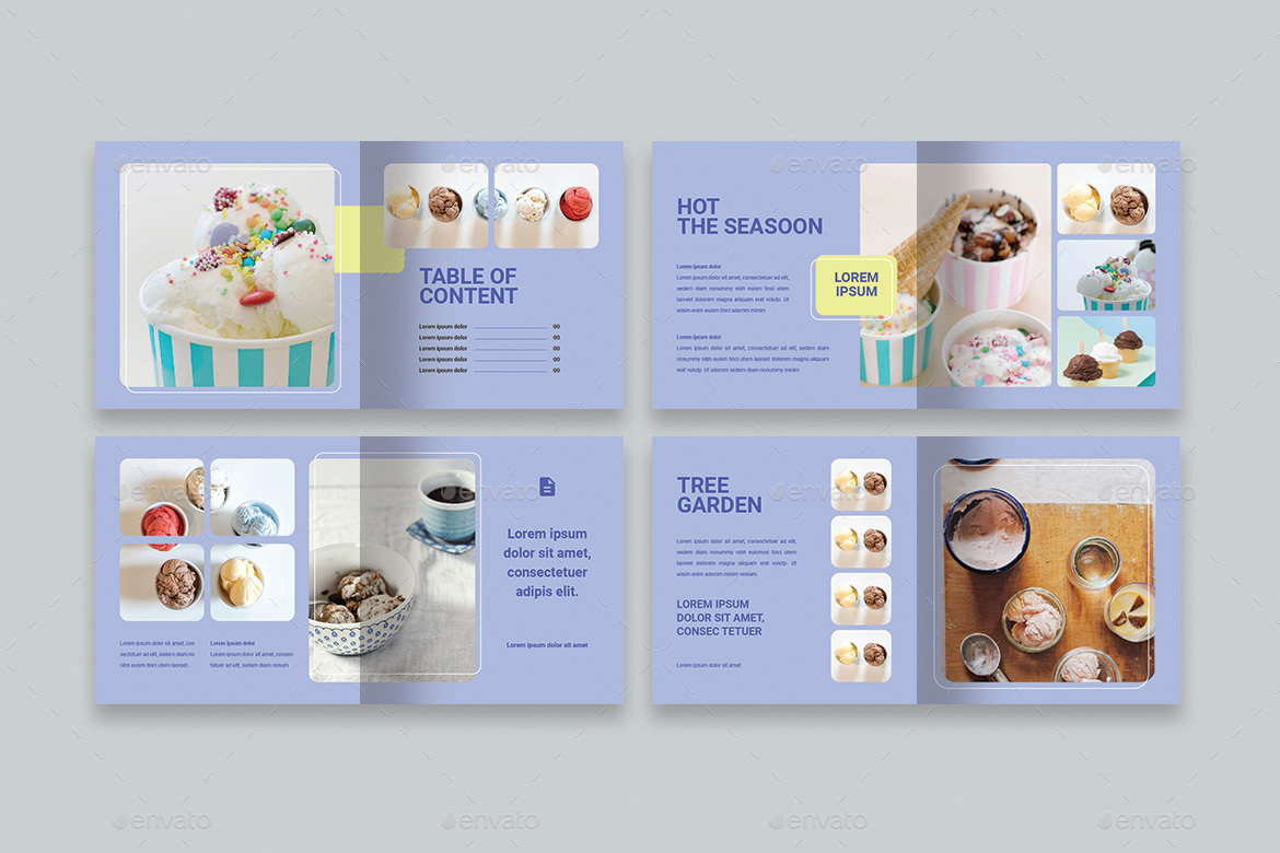 Square Product Catalogue Template, Print Templates | GraphicRiver