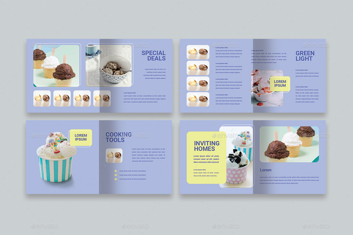 Square Product Catalogue Template, Print Templates | GraphicRiver