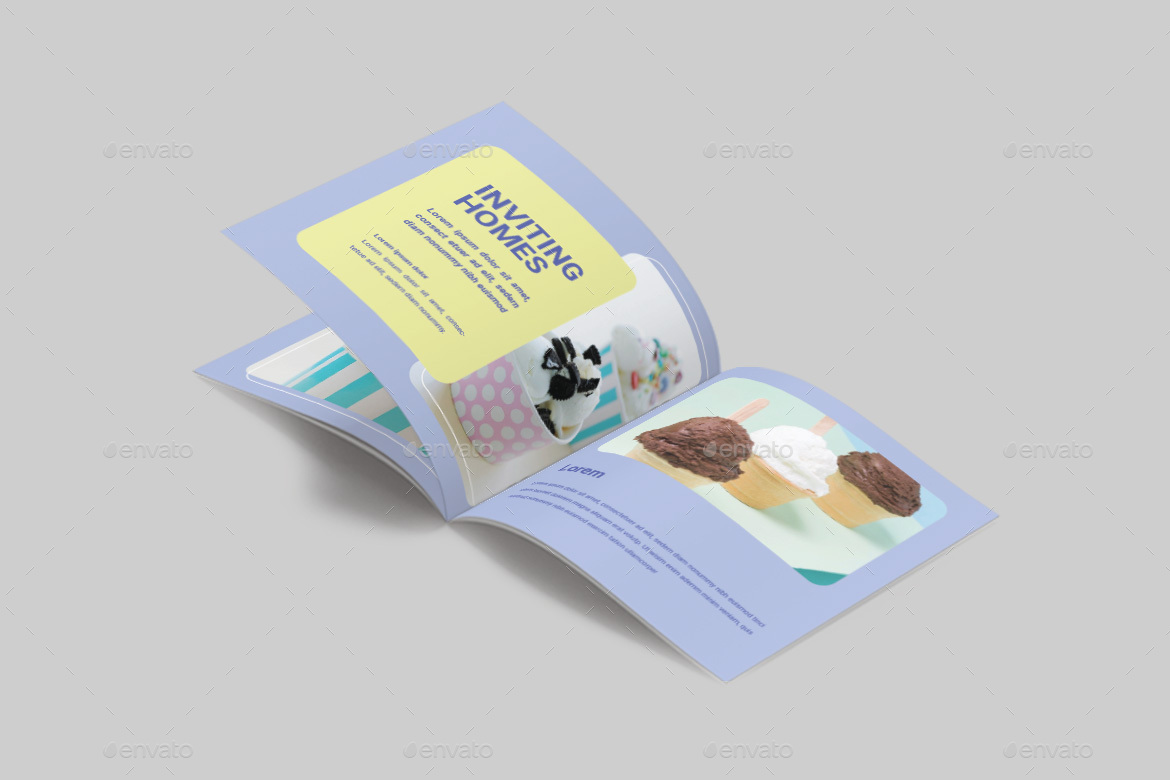 Square Product Catalogue Template, Print Templates | GraphicRiver