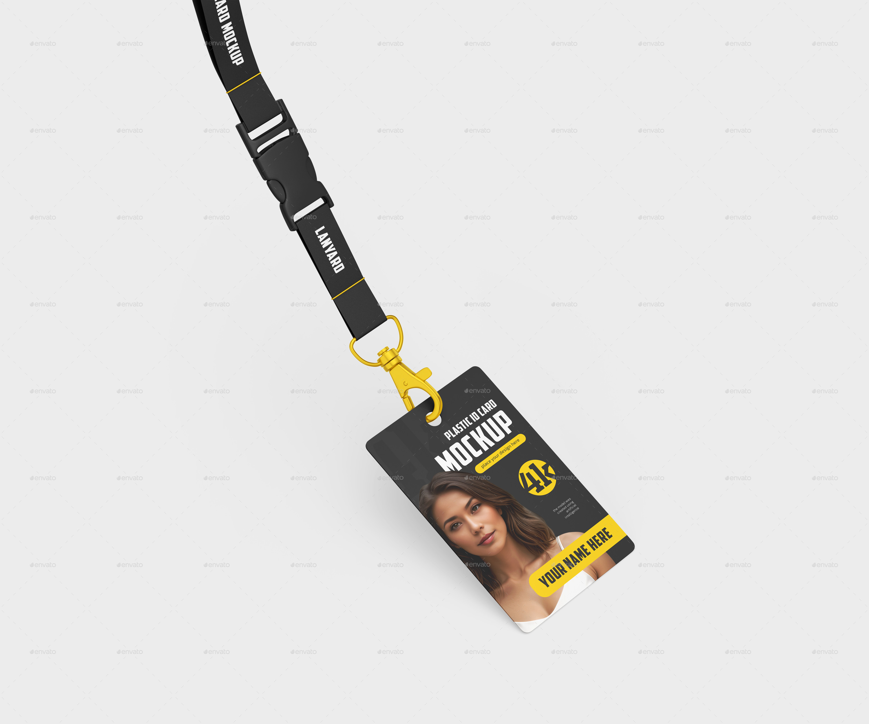 Plastic ID Card Mockup Set, Graphics | GraphicRiver