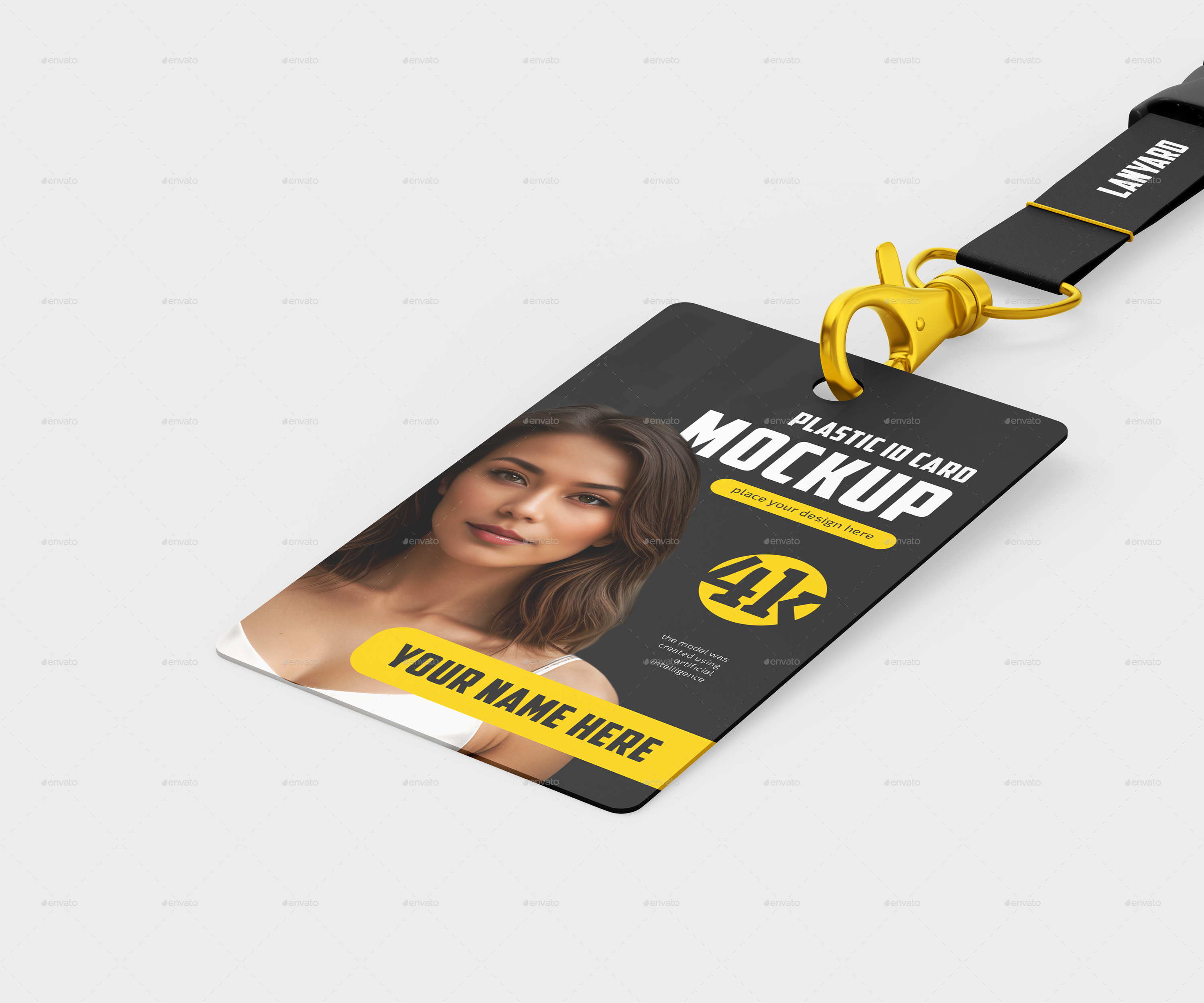 Plastic ID Card Mockup Set, Graphics | GraphicRiver