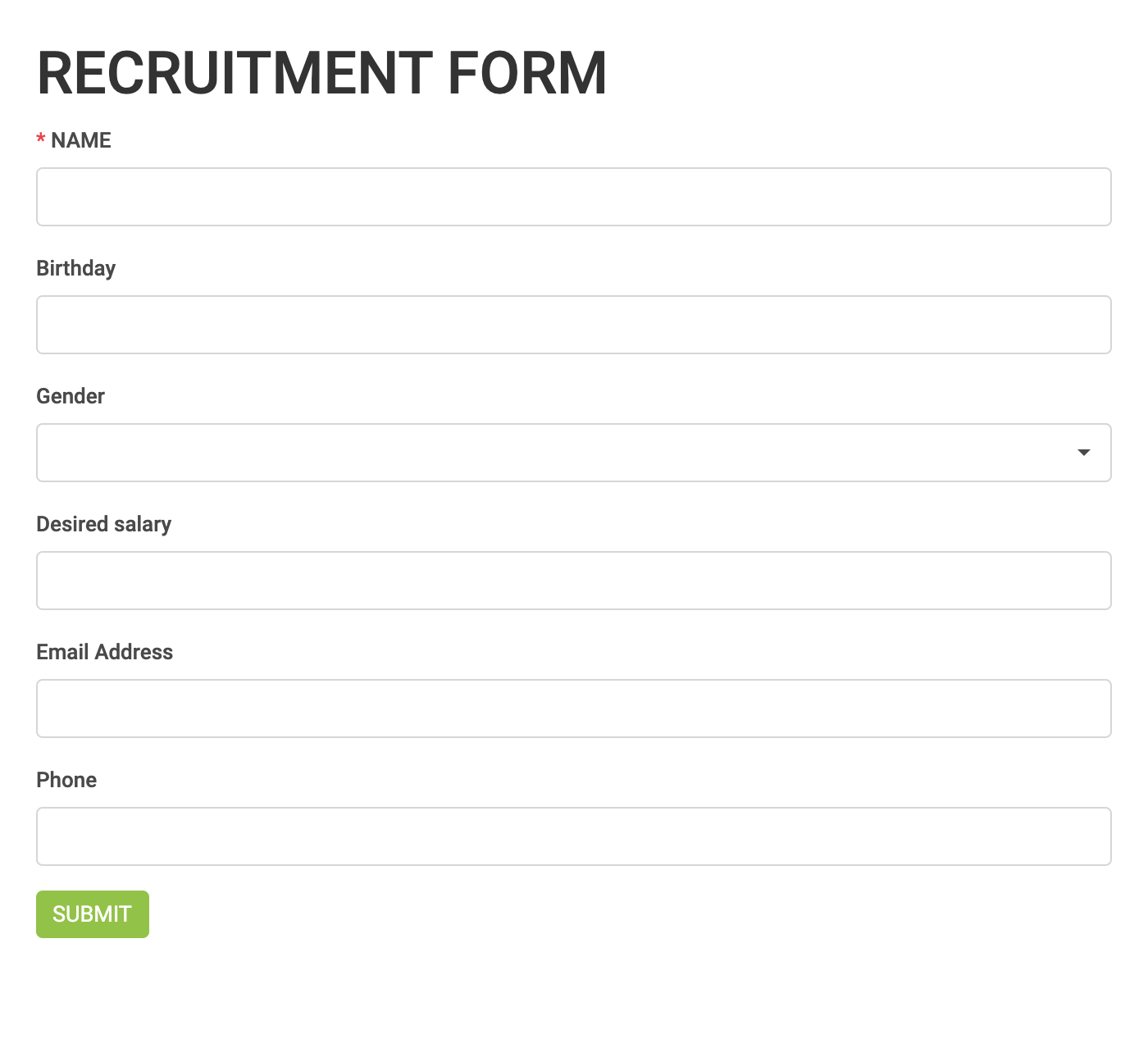 Recruitment Management module for Perfex CRM by GreenTech_Solutions