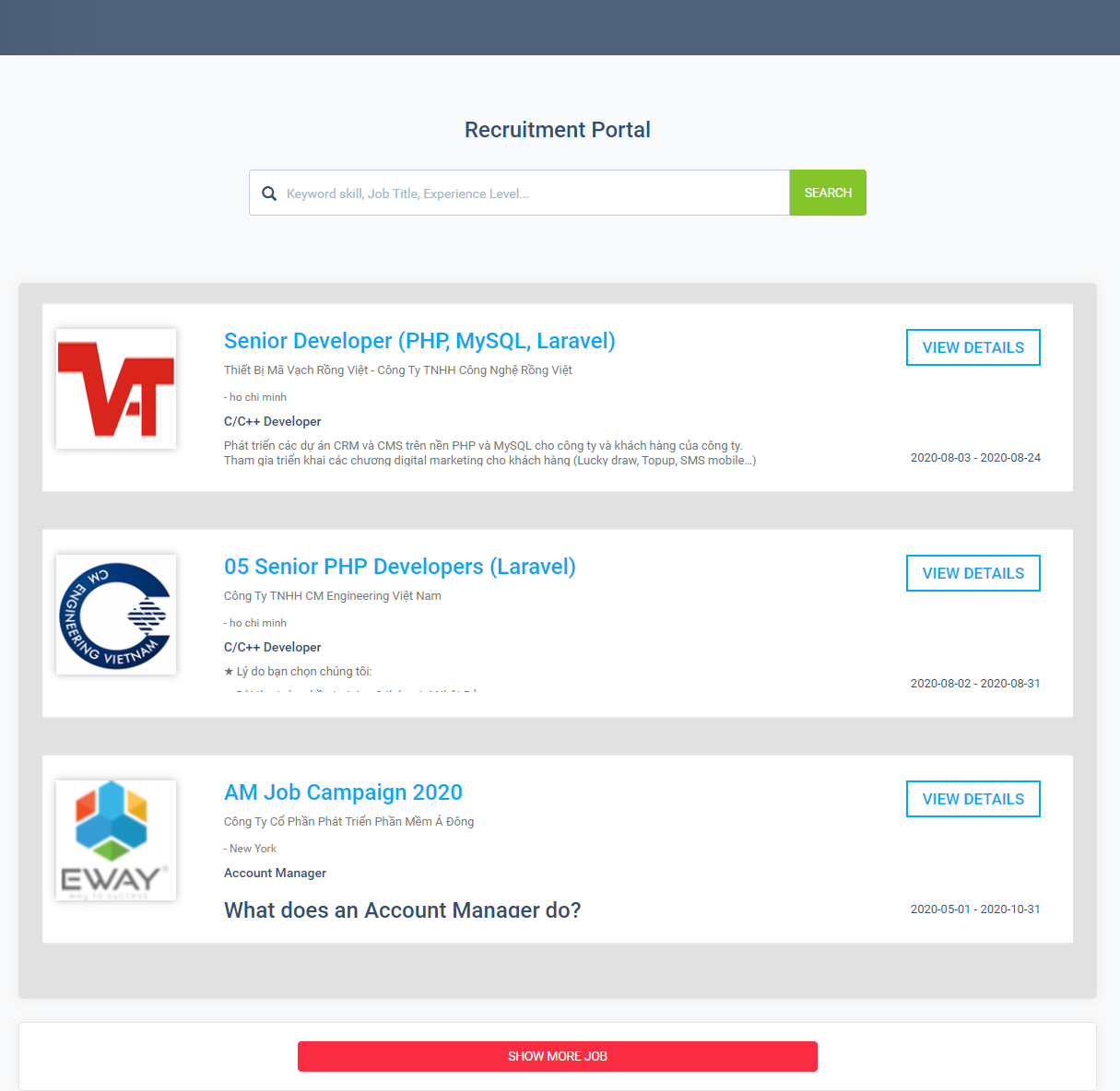 Recruitment Management module for Perfex CRM by GreenTech_Solutions