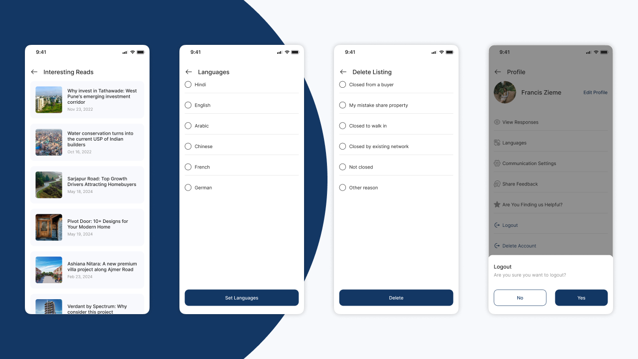 Luxury Real Estate Flutter App UI Kit by thefuturelens | CodeCanyon