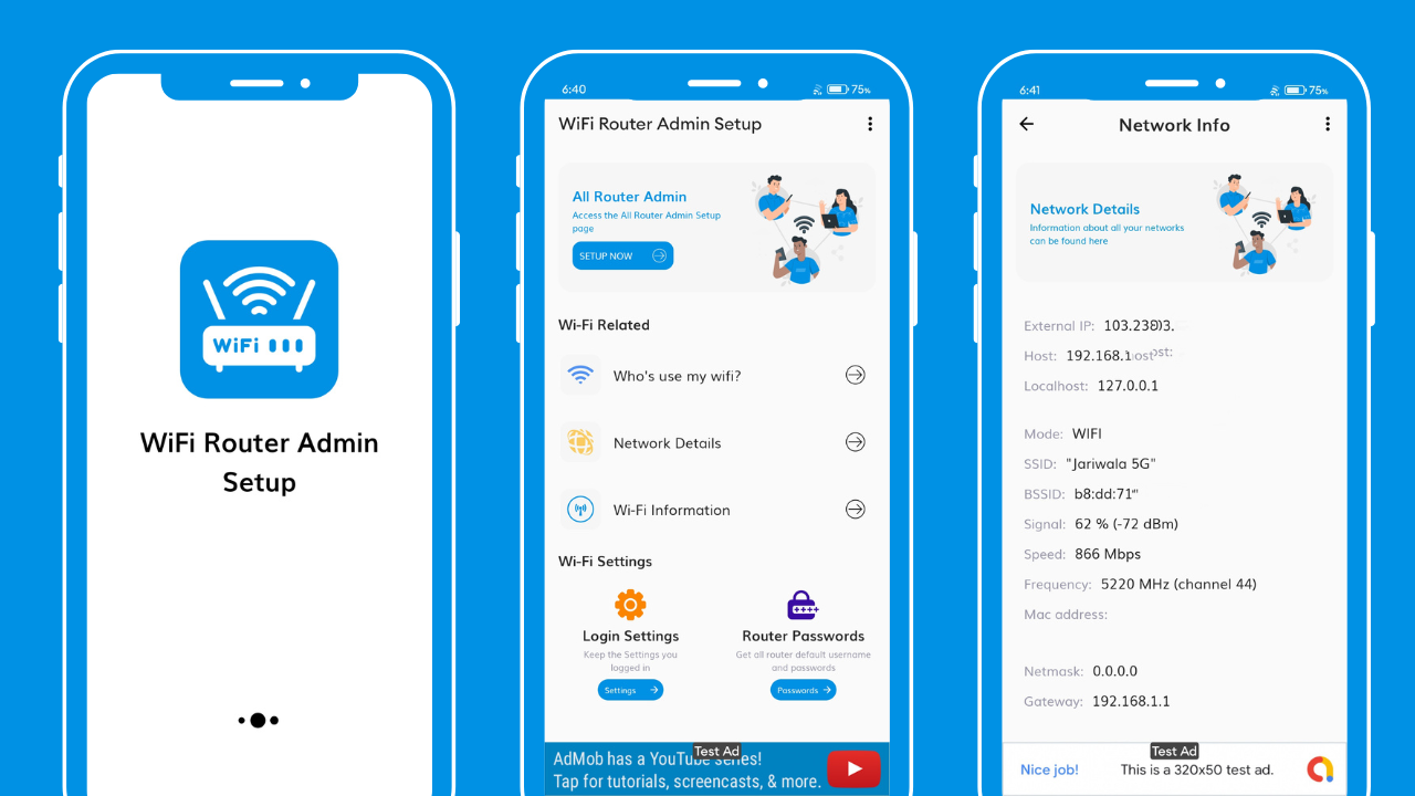 Wifi Router Admin Setup with AdMob Ads Android by MJAppsStudio | CodeCanyon