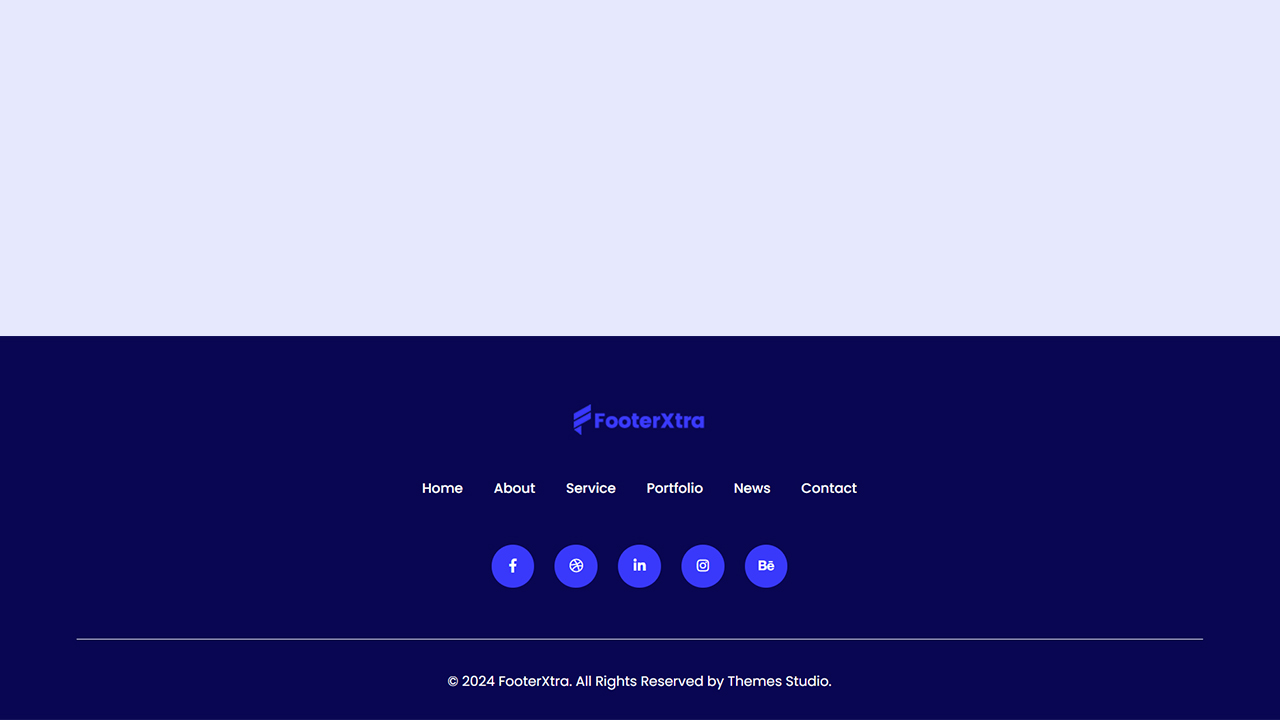 FooterXtra - Bootstrap 5 Footer Area Template by themes_studio | CodeCanyon