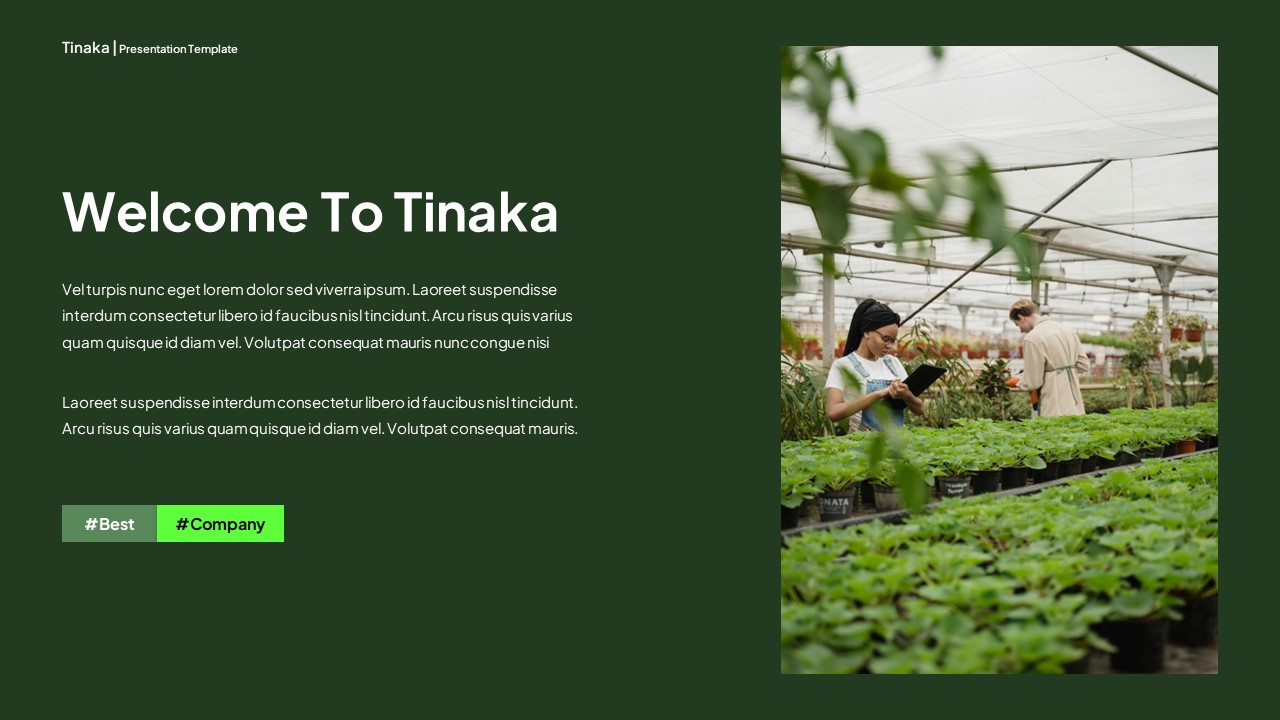 Al - Arsy_Green Nature Minimalist Presentation PPT/PPTX Template_Tinaka ...