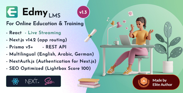 Edmy - React Next.js 14+ Education Learning Management System by ...