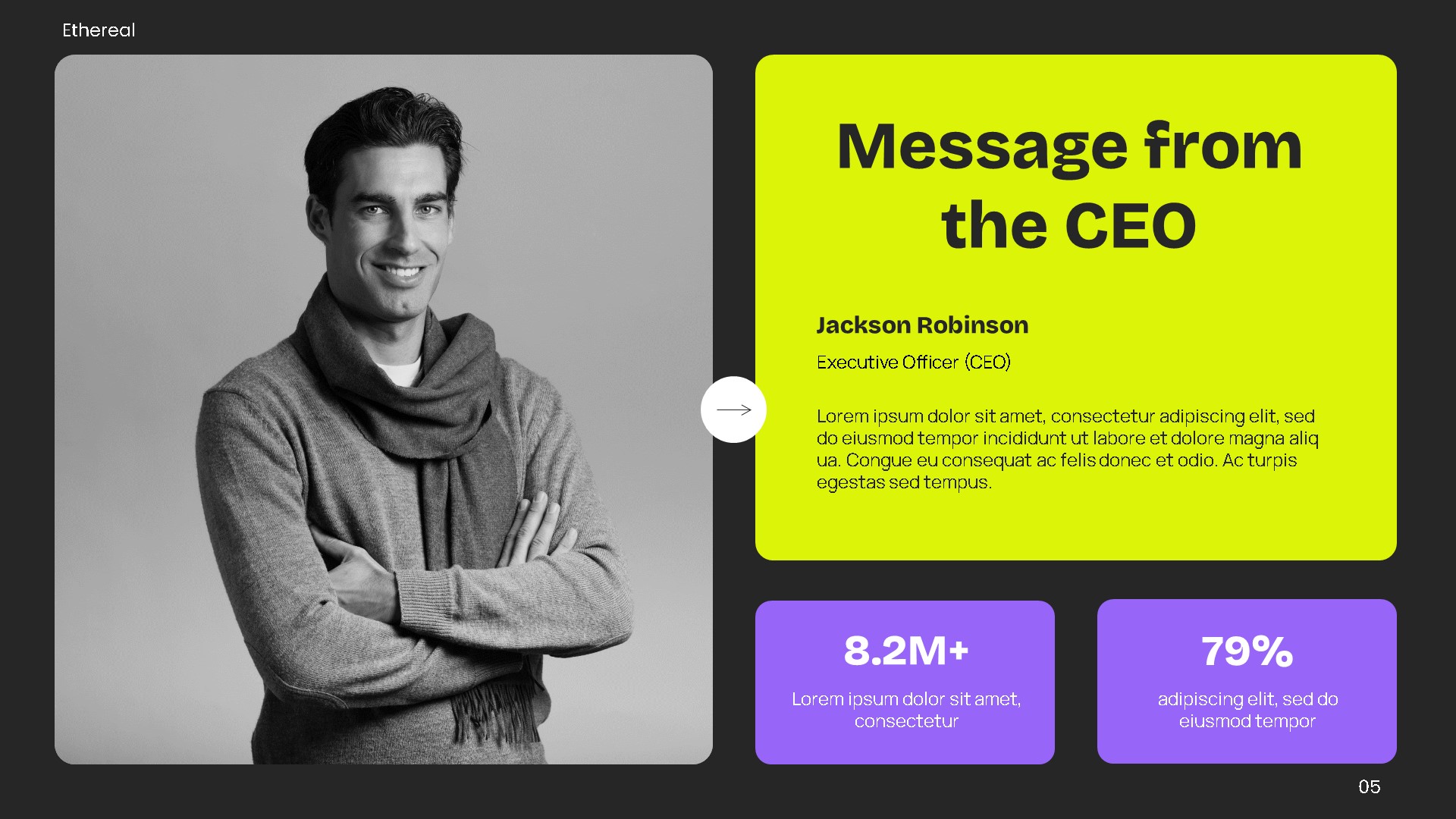 Black Purple Lemon Creative Bento Annual Report Powerpoint Presentation ...