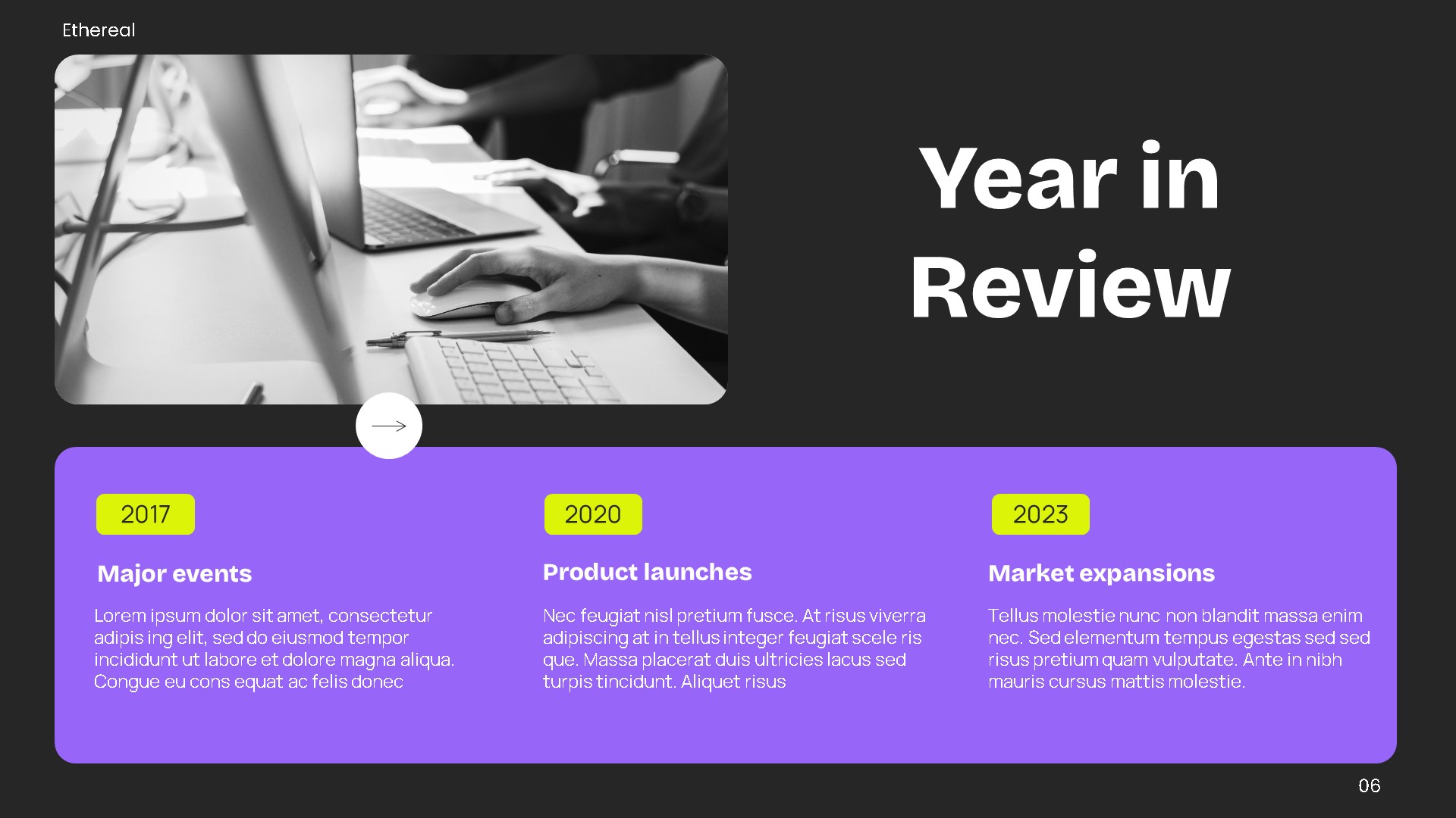 Black Purple Lemon Creative Bento Annual Report Powerpoint Presentation ...