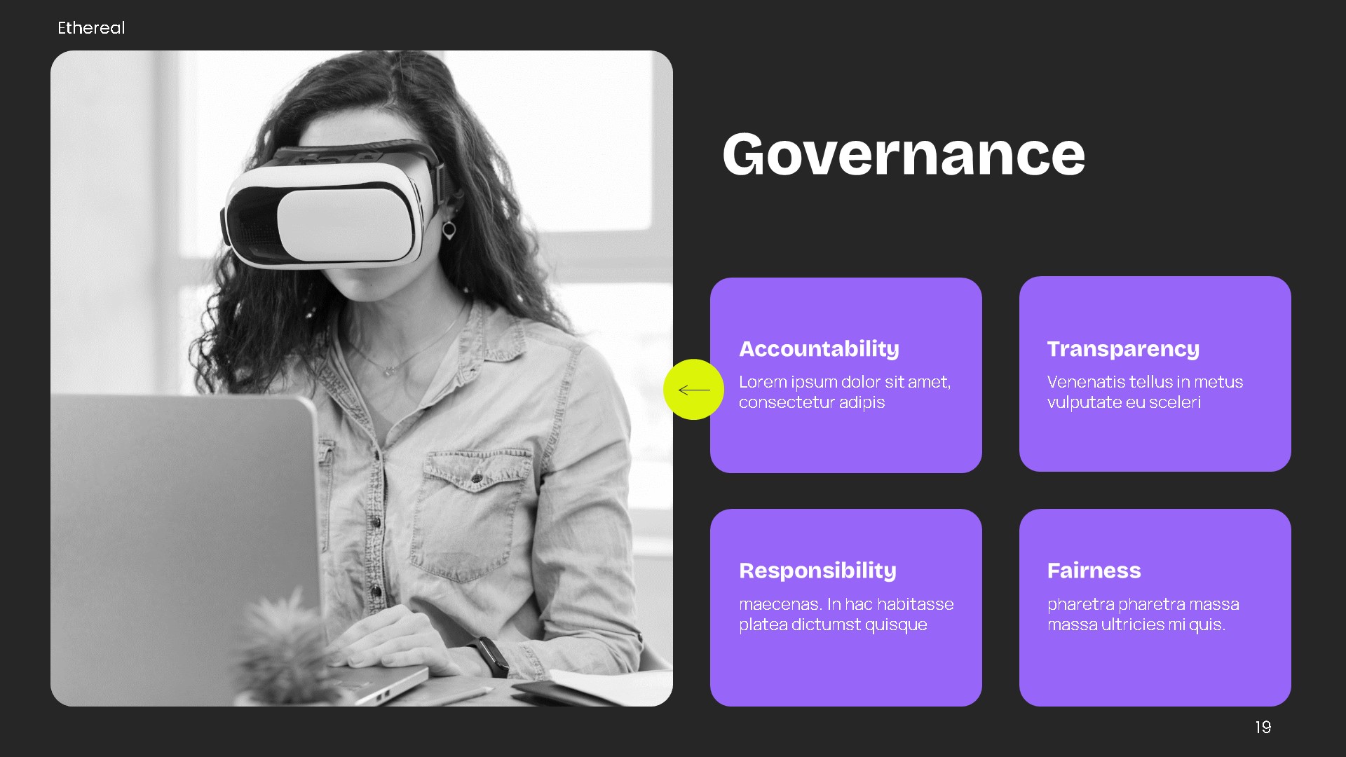 Black Purple Lemon Creative Bento Annual Report Google Slide ...