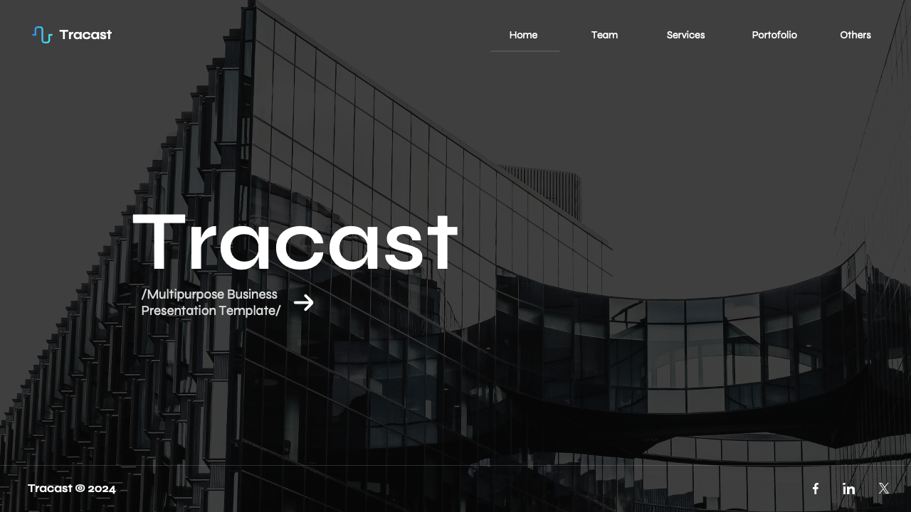 Trecast - Multipurpose Business PowerPoint Template, Presentation Templates