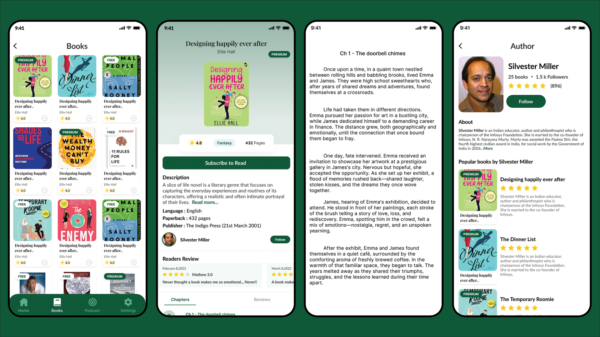 BooKa - Podcast and eBook Flutter Android iOS Mobile Application Code ...