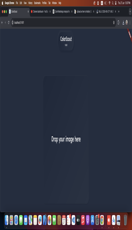 Flutter ColorScout | Analyze an image and provides the Color Pallete by ...