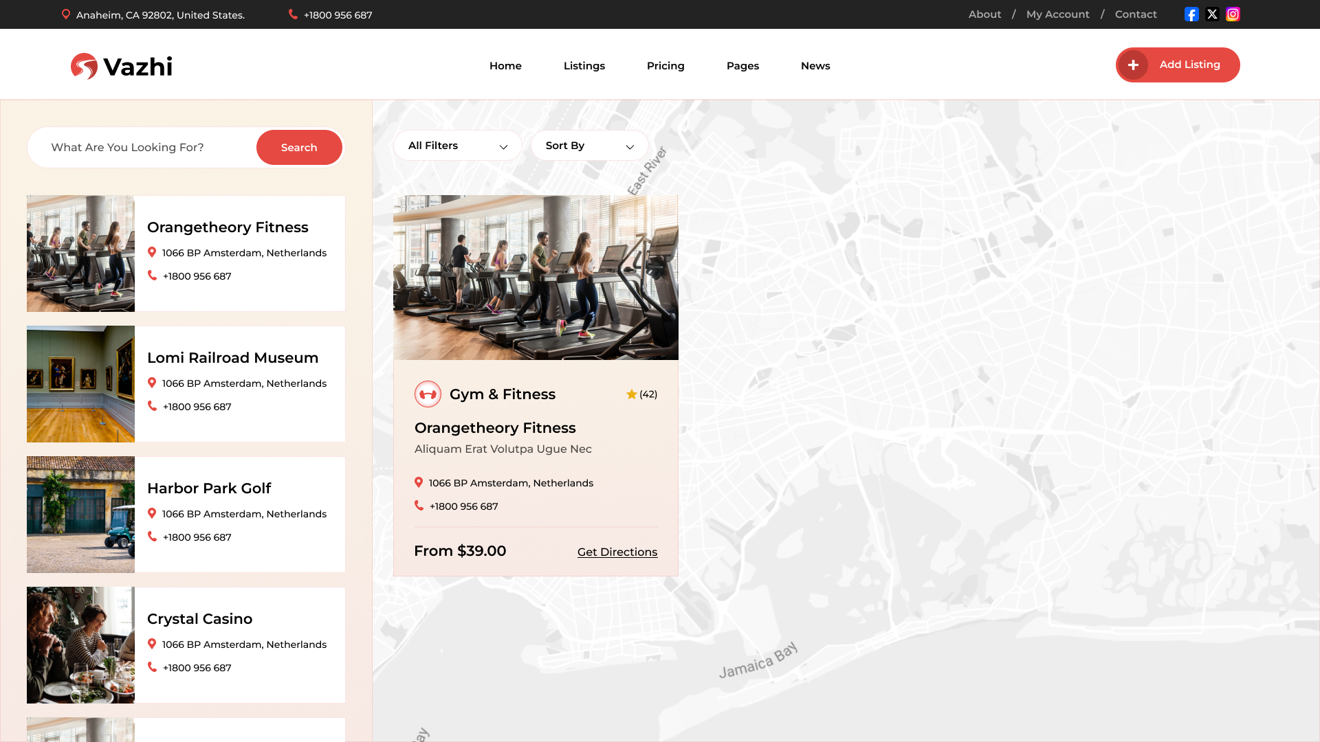 Vazhi - Directory Figma Template by BuddhaThemes | ThemeForest