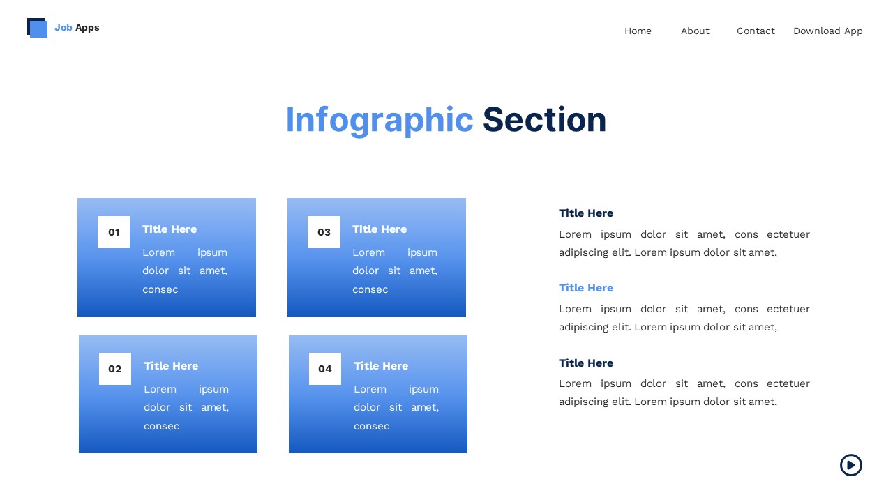 Job Apps - Mobile App Powerpoint Templates, Presentation Templates