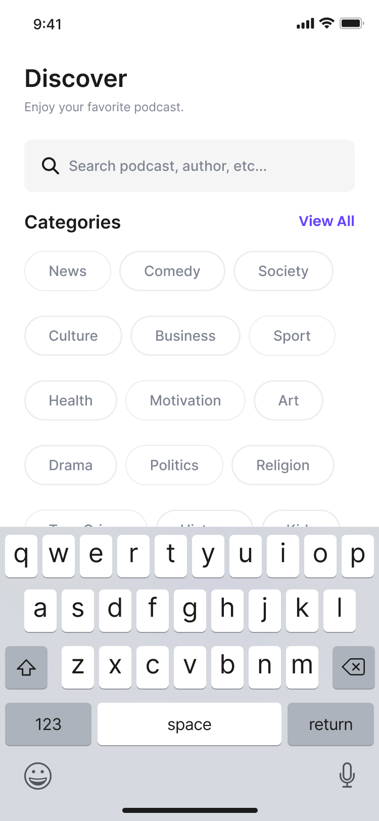 Corecast - Podcast App React Native CLI Ui Kit by JsmThemes | CodeCanyon