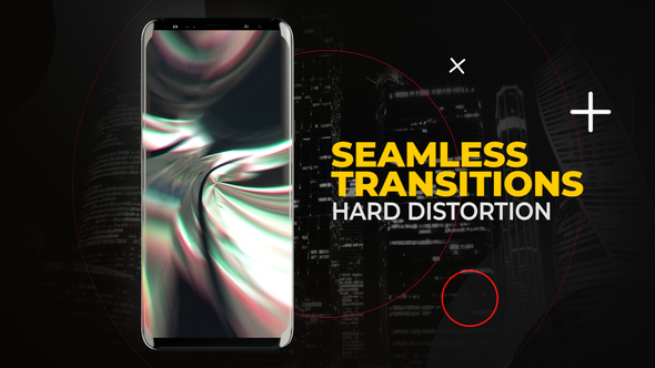 Vertical Hard Distortion Transitions, Premiere Pro Templates | VideoHive