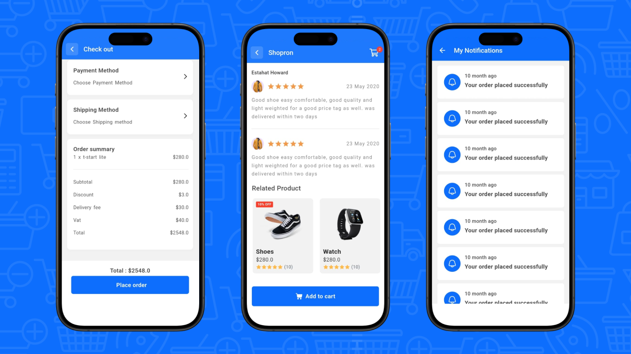 ShopRon - Flutter eCommerce UI Kit by avrsoft24 | CodeCanyon