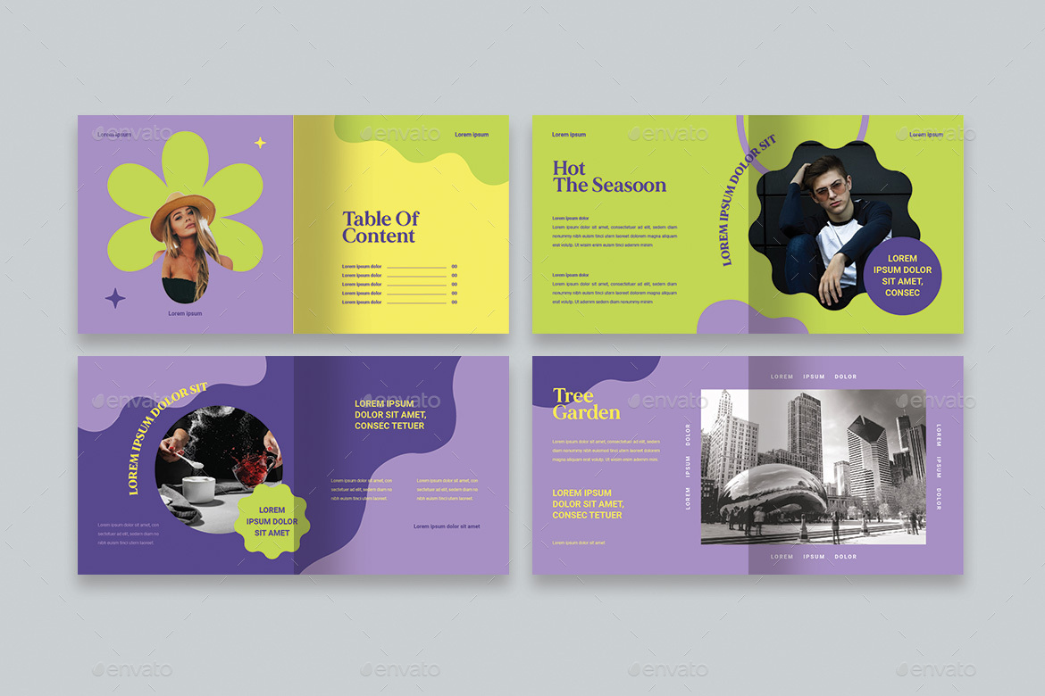 Square Product Catalogue Template, Print Templates | GraphicRiver