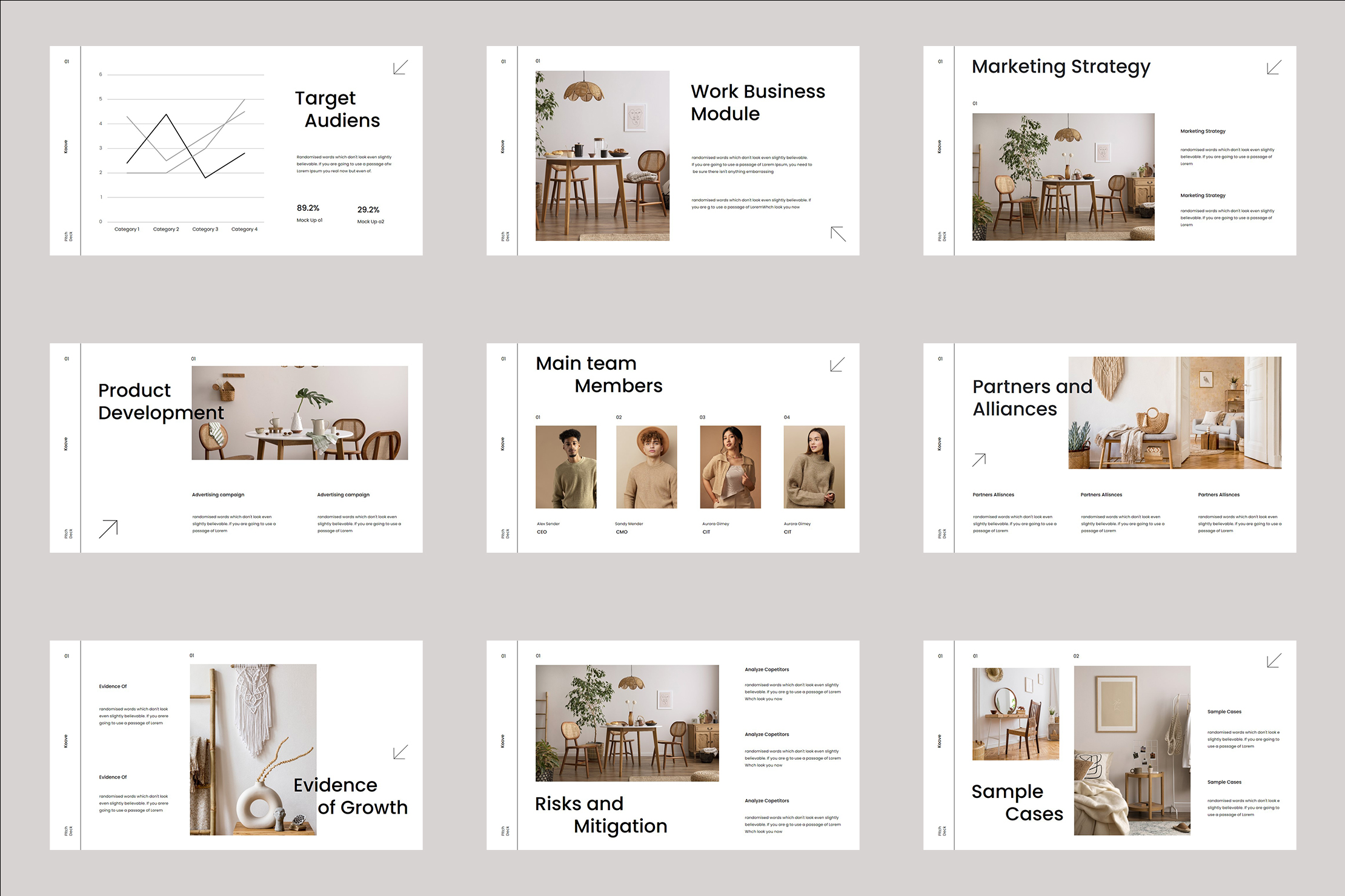 Black White Swiss Minimalist Pitch Deck Presentation PowerPoint ...