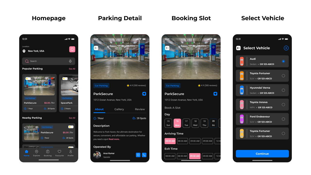 Spotfinder Parking | Booking React Native Expo App Template by codeforge0