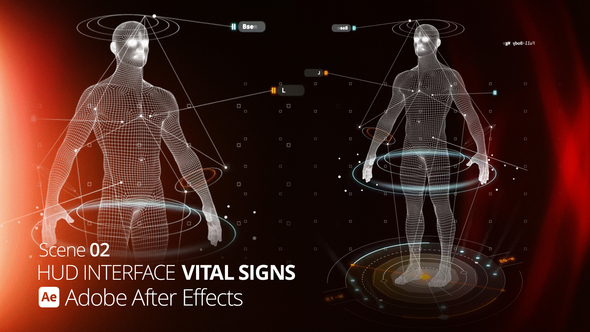 HUD Interface Vital Signs 02 Ae, After Effects Project Files | VideoHive