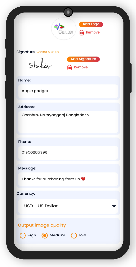 Quick Invoice - Billing Manager, Simple Invoice Generator by techharvestbd