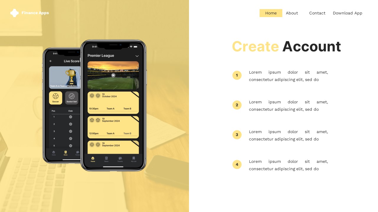 Finance Apps - Mobile App Powerpoint Templates, Presentation Templates