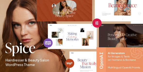 Spice - Beauty & Hair Salon WordPress Theme by axiomthemes | ThemeForest