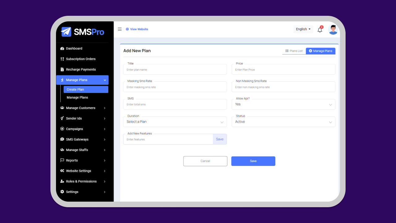 SMSPro - Bulk SMS Marketing Software by Acnoo | CodeCanyon
