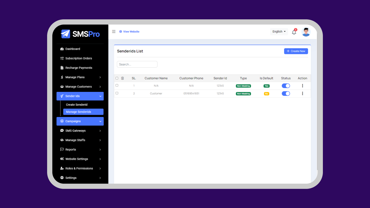 SMSPro - Bulk SMS Marketing Software by Acnoo | CodeCanyon