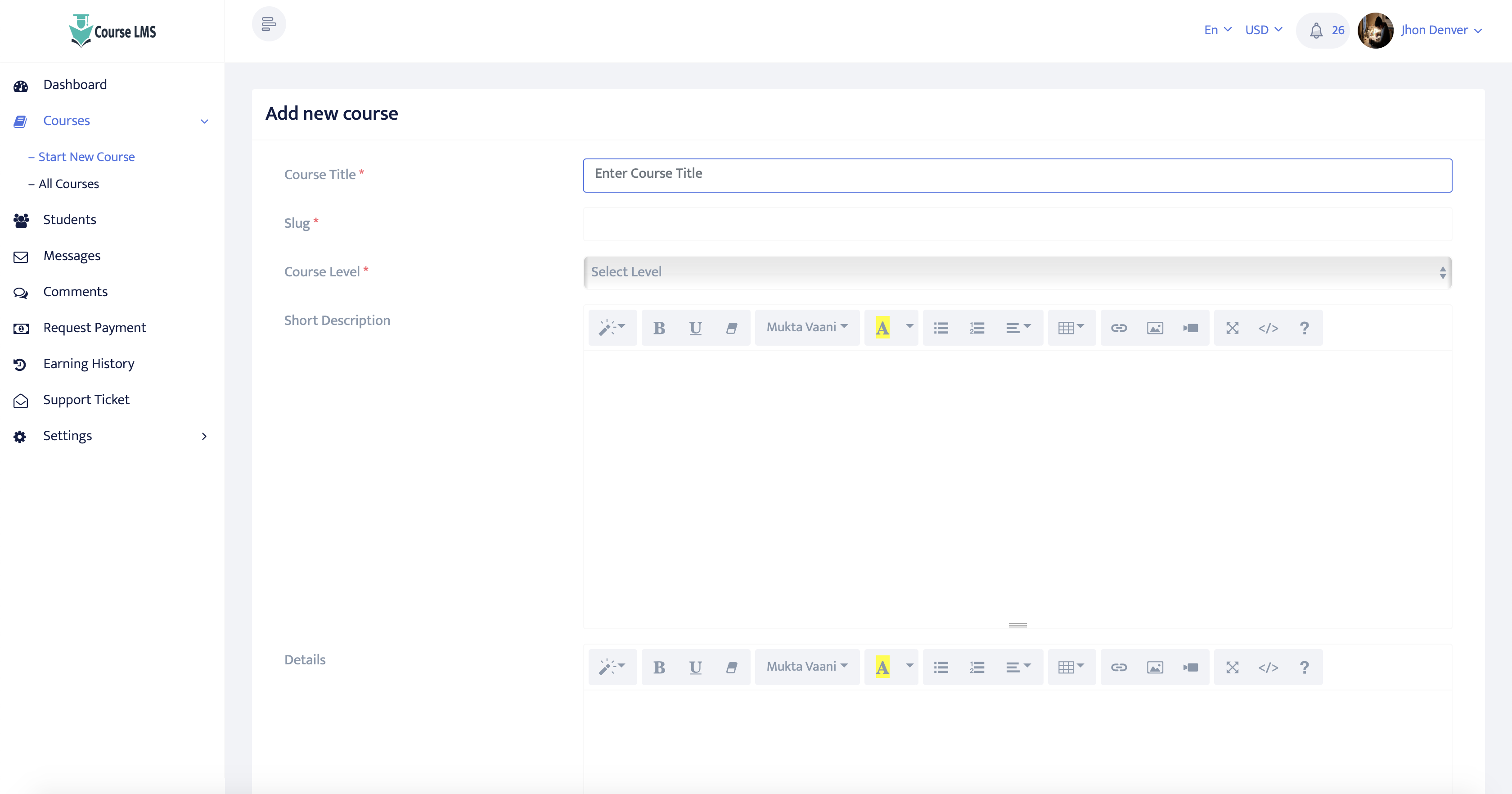 Course LMS - Learning Management System by imjol | CodeCanyon