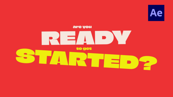 Colorful Simple Text Transition / Ae, After Effects Project Files ...