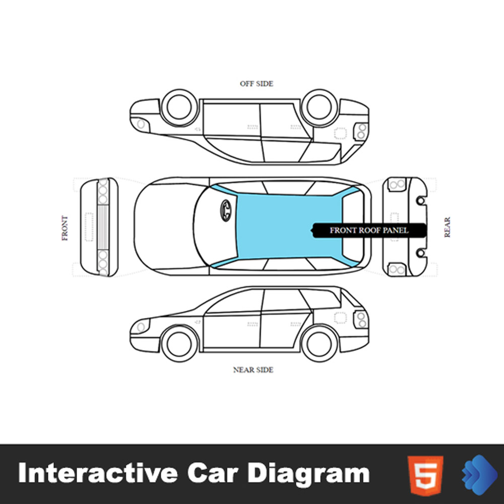 Interactive Car Diagram by freelancertajulrasel | CodeCanyon