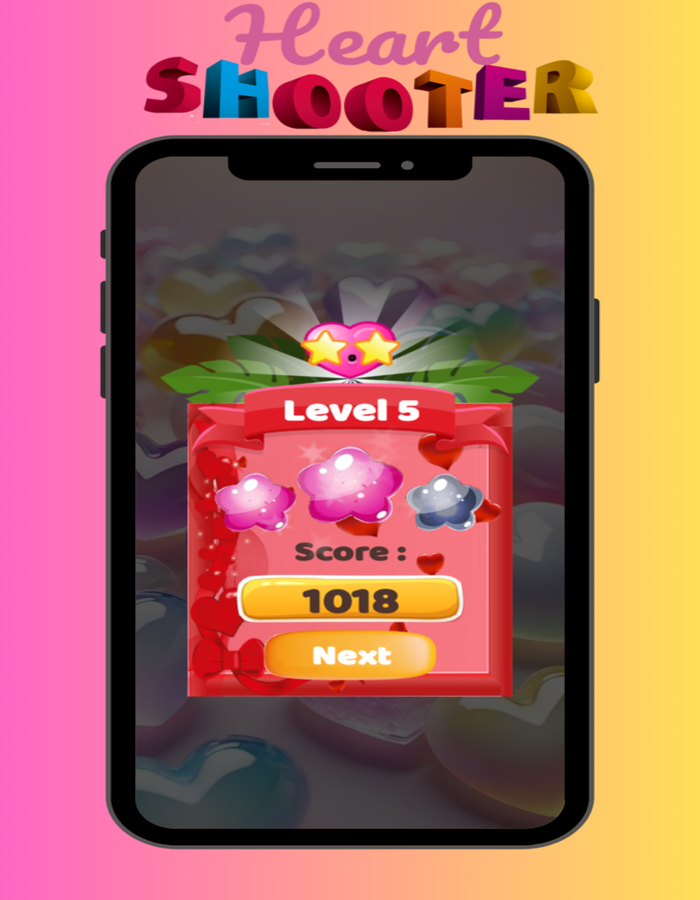 Heart Shooter Game - Android Studio Project with AdMob Ads by SoryMohajer