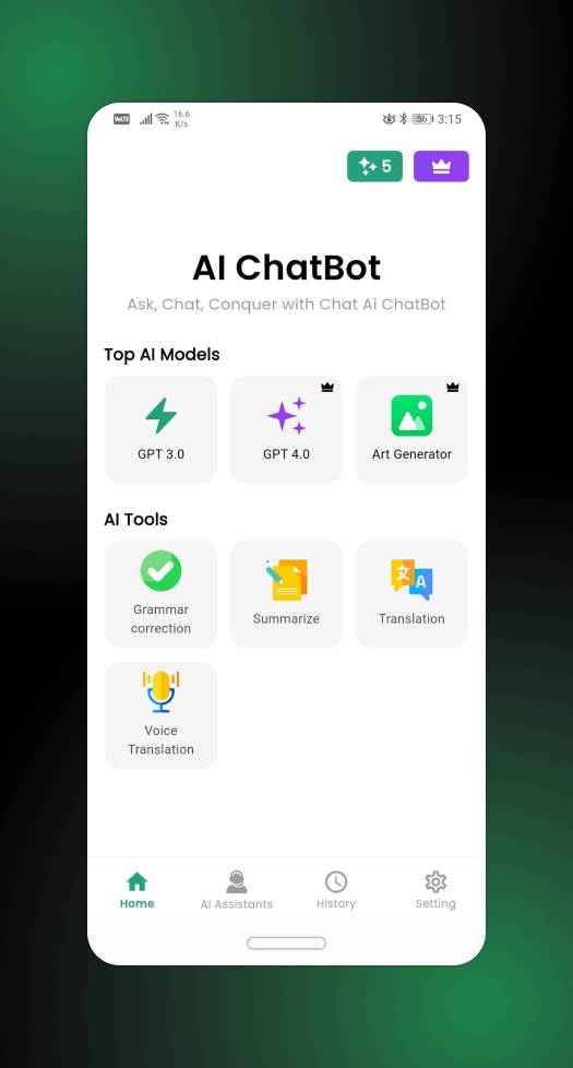 Ai Chatbot And Art Generator Your Personal Ai Bots Flutter Full Application Admob