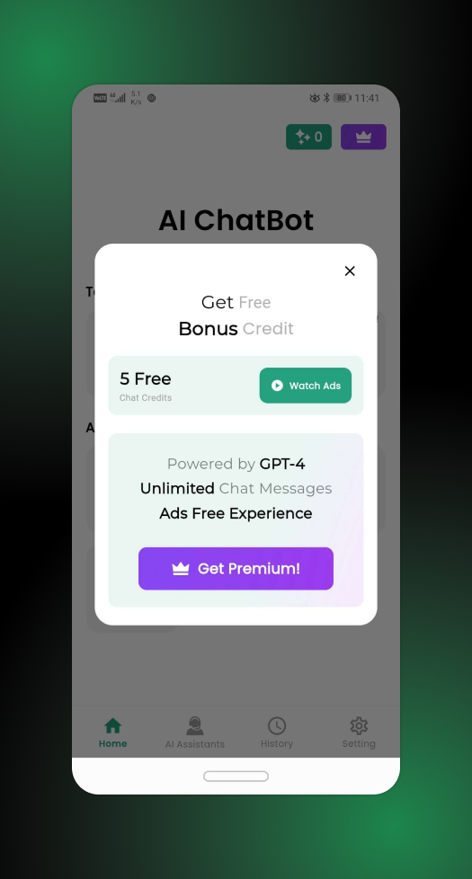 AI Chatbot & Art Generator : Your Personal AI Bots | Flutter Full Application | ADMOB ...