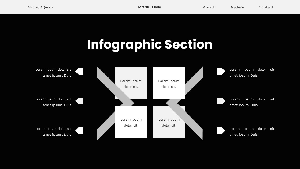 Modelling - Model Agency Keynote Templates, Presentation Templates